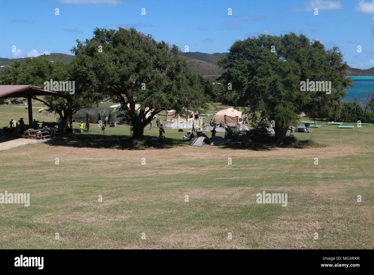 104th Troop Command set up operations for a Field Training Exercise at ...