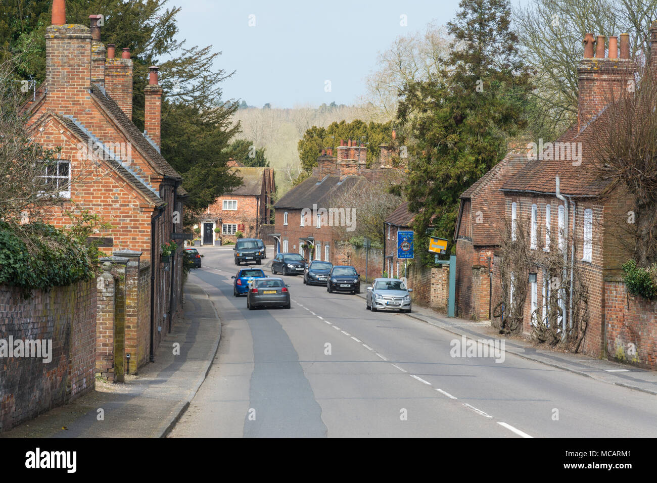 Aldermaston village in Berkshire, UK Stock Photo - Alamy