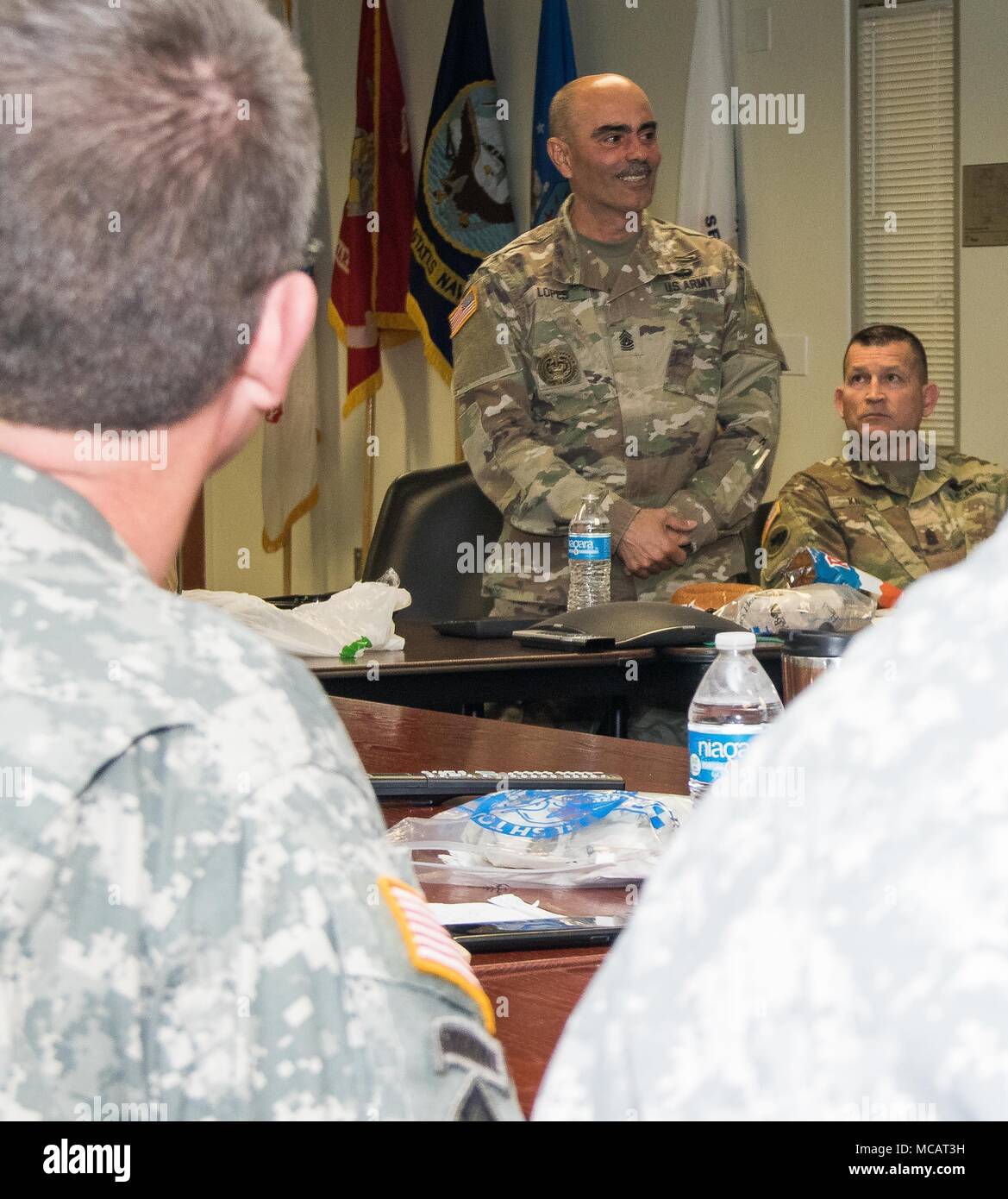 U.S. Army Command Sgt. Maj. Carlos O. Lopes, command sergeant major ...