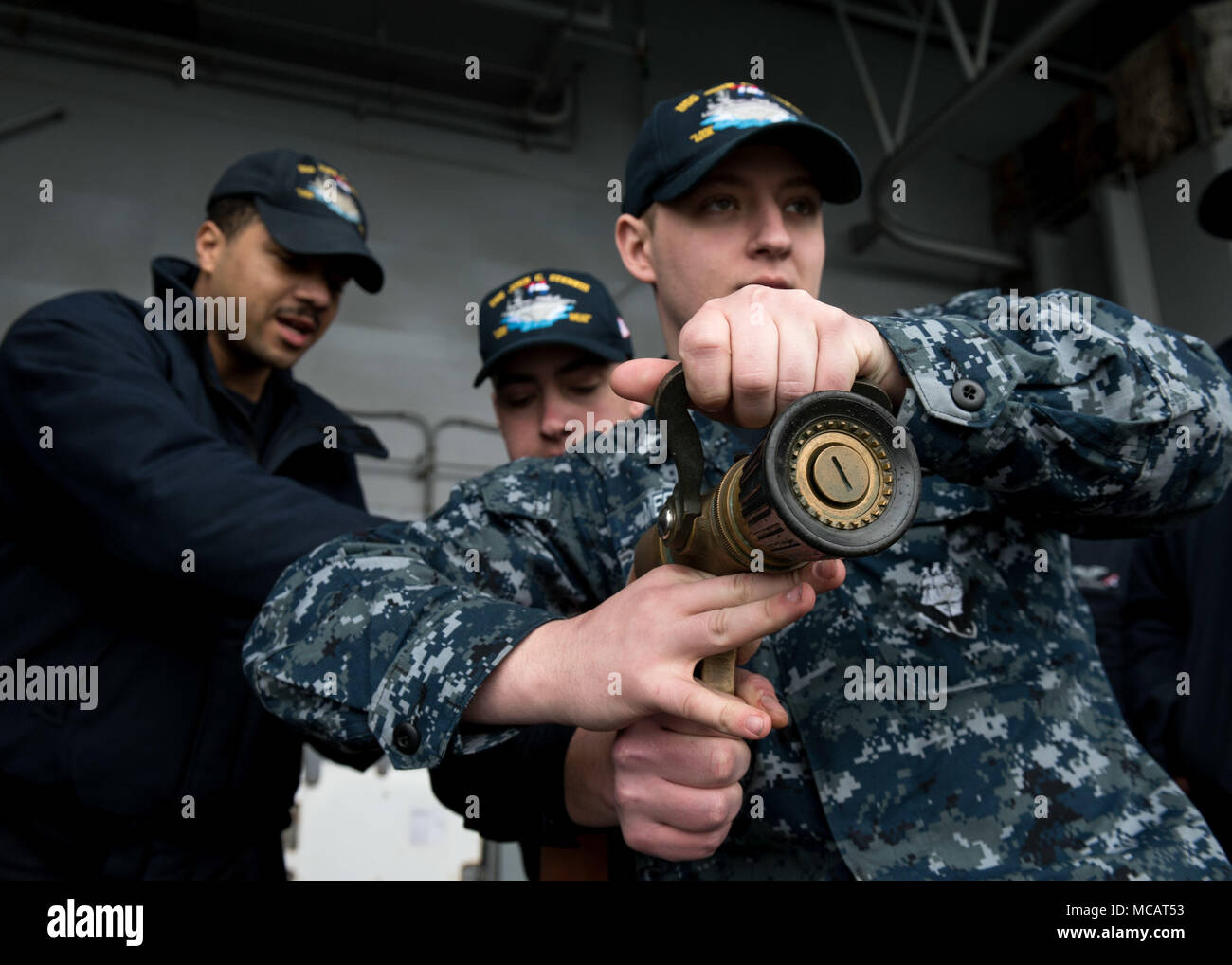 Fire hose handling techniques hi-res stock photography and images - Alamy