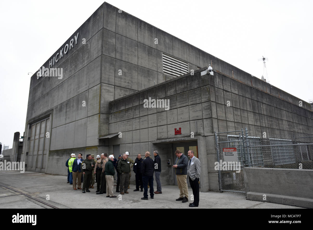 Participants of First Responders Day tour the Old Hickory Dam ...