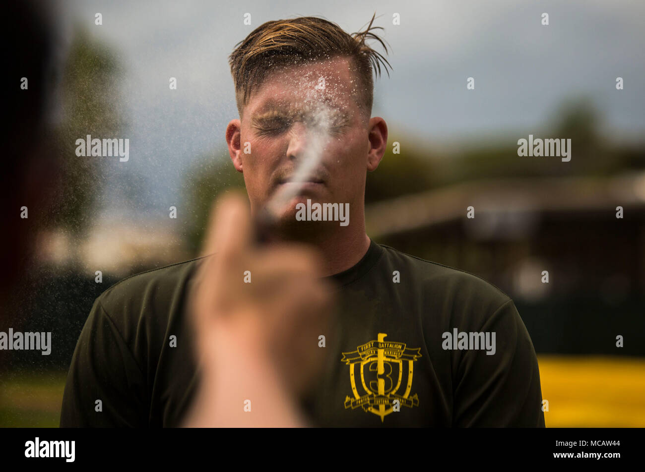 U.S. Marine Corps Cpl. Robert Ham, Headquarters Battalion, Marine Corps ...