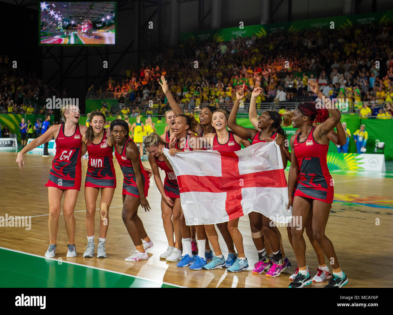 England netball commonwealth games hi-res stock photography and images ...
