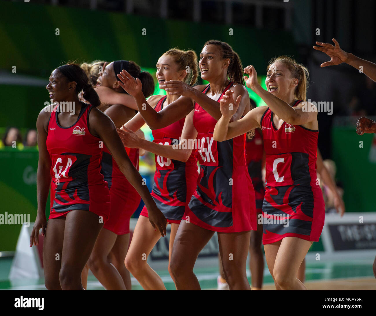 England netball commonwealth games hi-res stock photography and images ...