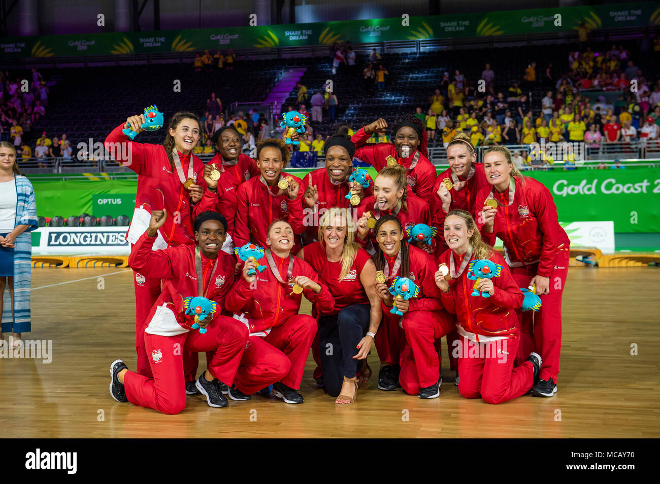 England netball commonwealth games hi-res stock photography and images ...