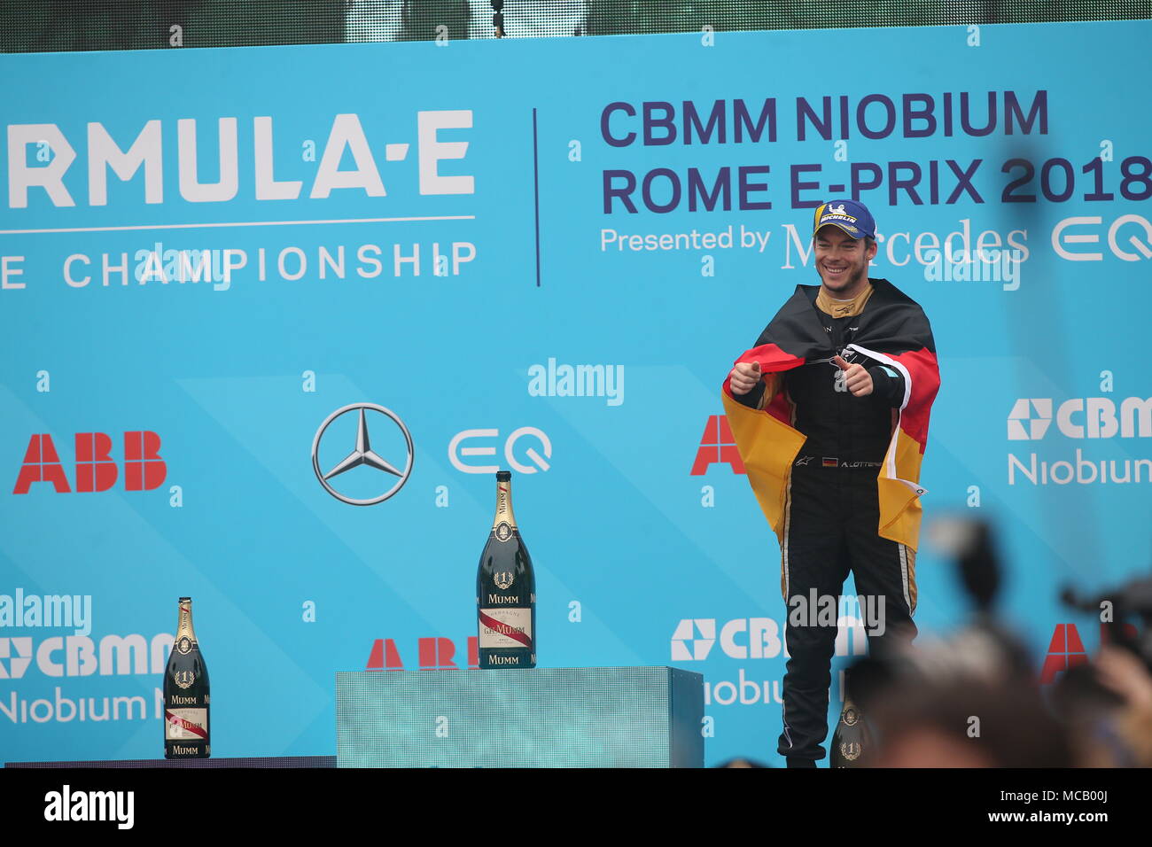 Rome, Italy. 14th April, 2018. ABB Formula-E Championship FIA Rome E ...