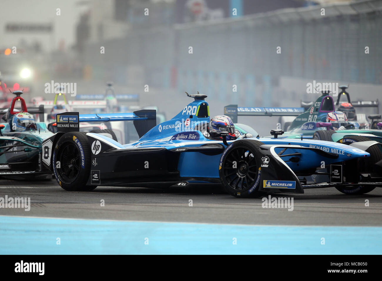 Rome, Italy. 14th April, 2018. ABB Formula-E Championship FIA Rome E ...