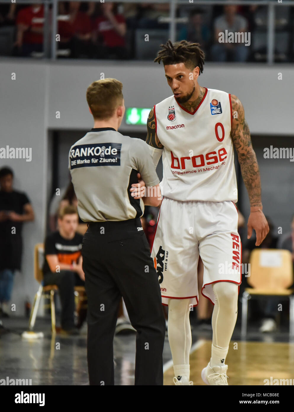 Germany, Bamberg, Brose Arena - 14 April 2018 - Basketball, 1 ...