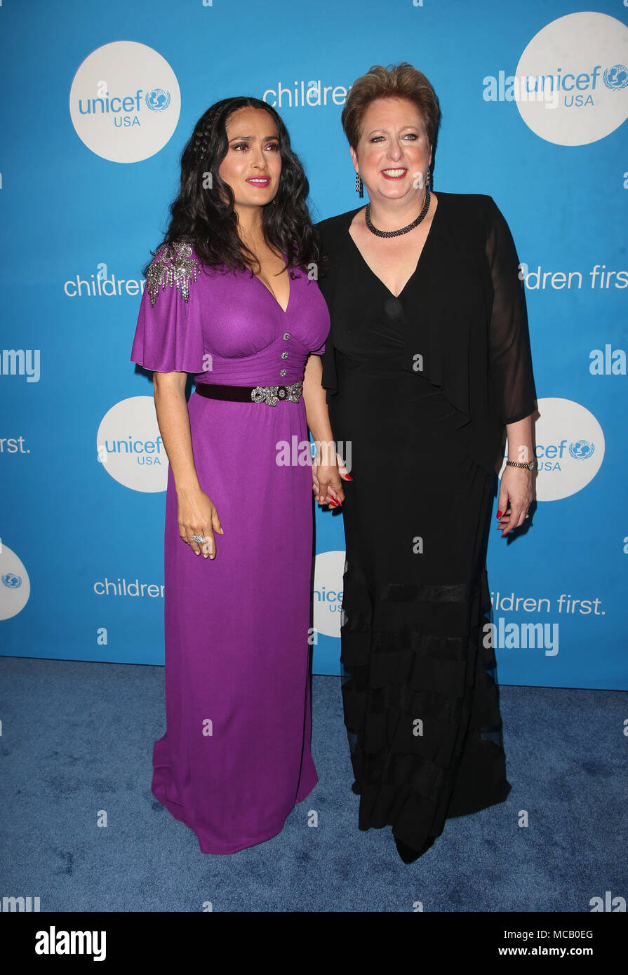 Bevely Hills, Ca. 14th Apr, 2018. Salma Hayek, Caryl M. Stern, at the ...