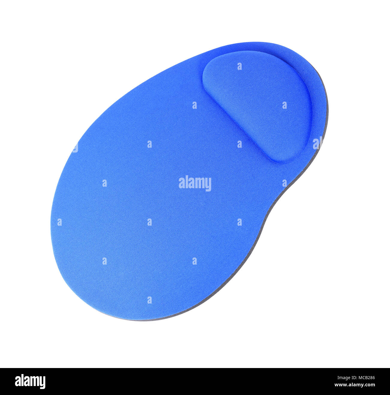 blue Mouse Pad isolated on white background Stock Photo - Alamy