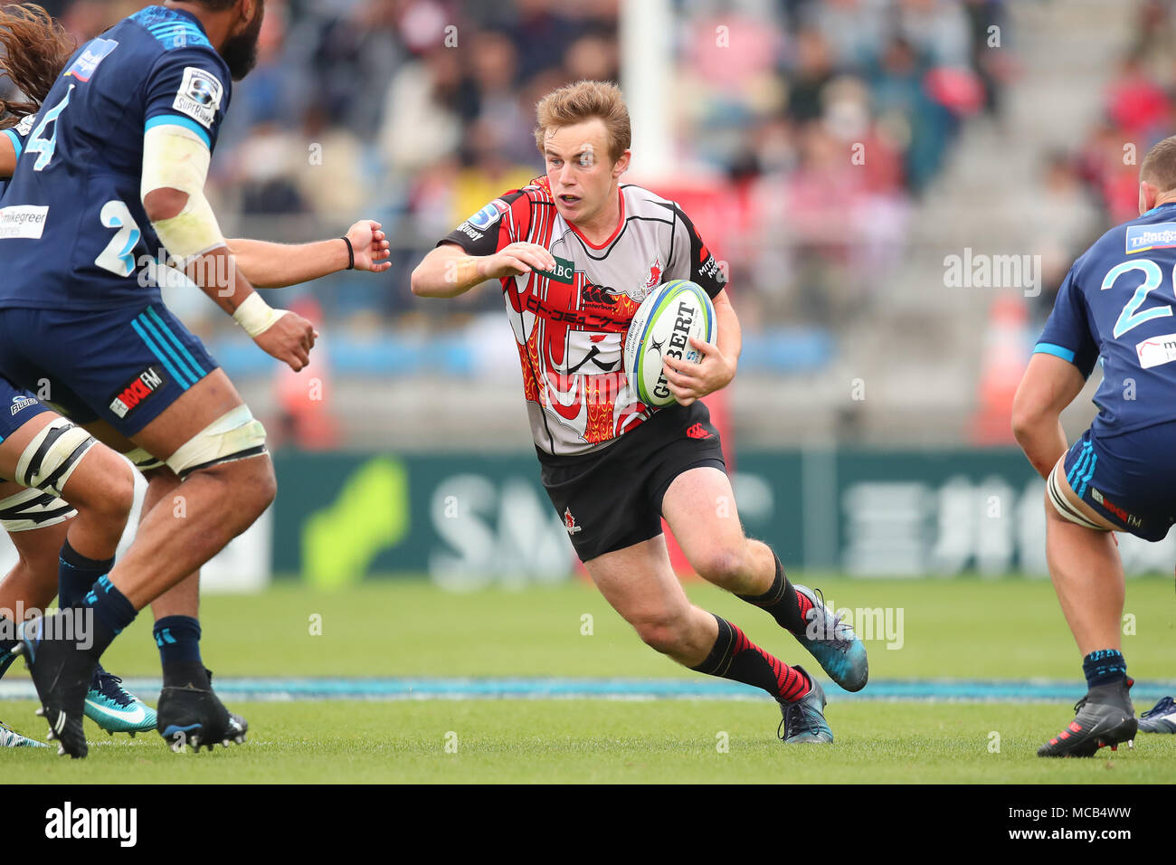 Tokyo, Japan. 14th Apr, 2018. Hayden Parker (Sunwolves) Rugby : 2018 ...