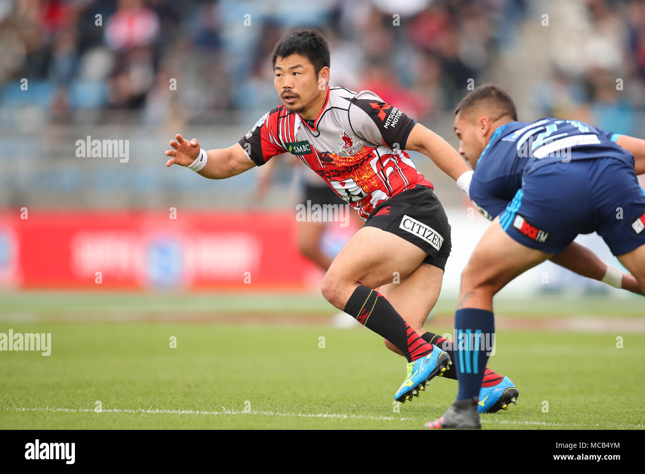 Tokyo, Japan. 14th Apr, 2018. Fumiaki Tanaka (Sunwolves) Rugby : 2018 ...