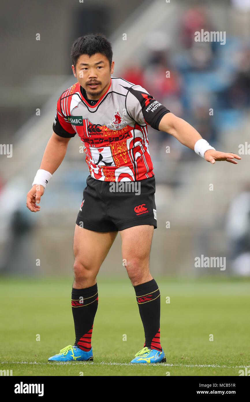Tokyo, Japan. 14th Apr, 2018. Fumiaki Tanaka (Sunwolves) Rugby : 2018 ...