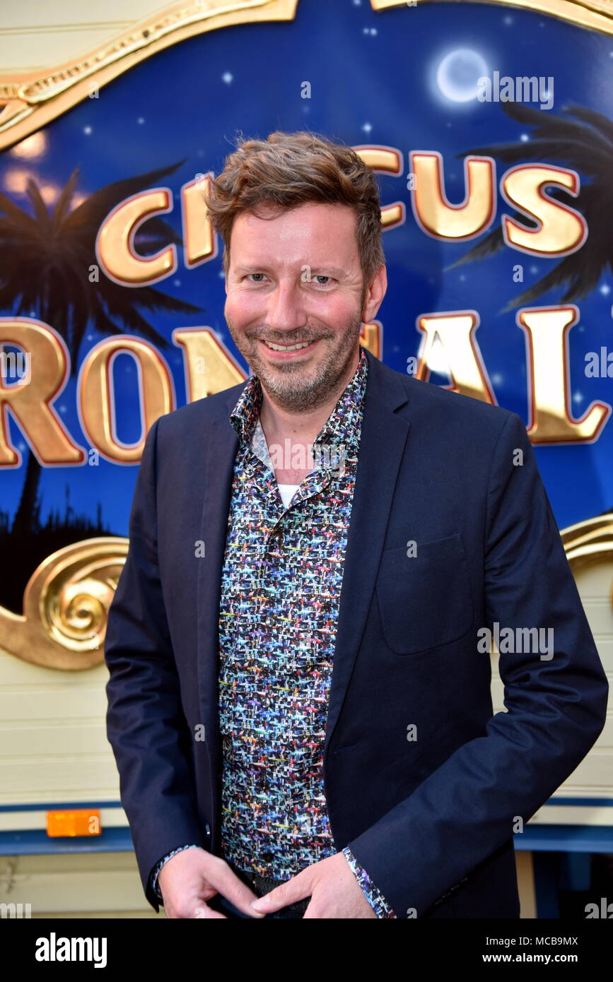 12 April 2018, Germany, Cologne: Presenter Thorsten Schorn arrives at ...