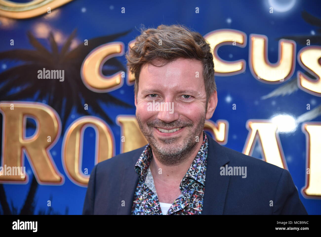12 April 2018, Germany, Cologne: Presenter Thorsten Schorn arrives at ...