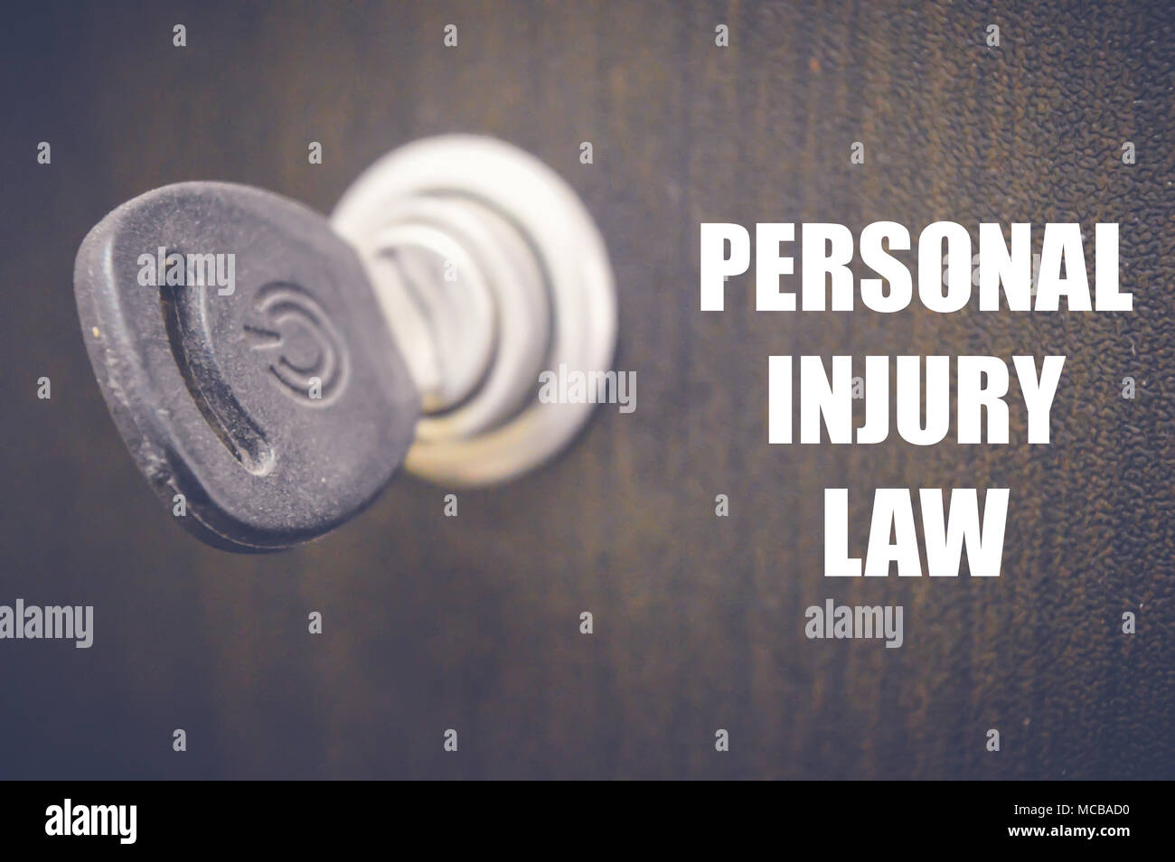 personal injury law written on wooden background Stock Photo - Alamy