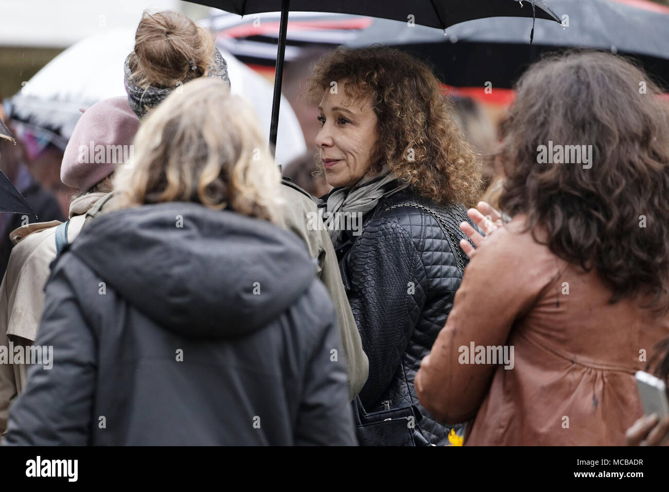 Paris, France. 12th Apr, 2018. Giovanna Rincon at the Jacques Higelin ...