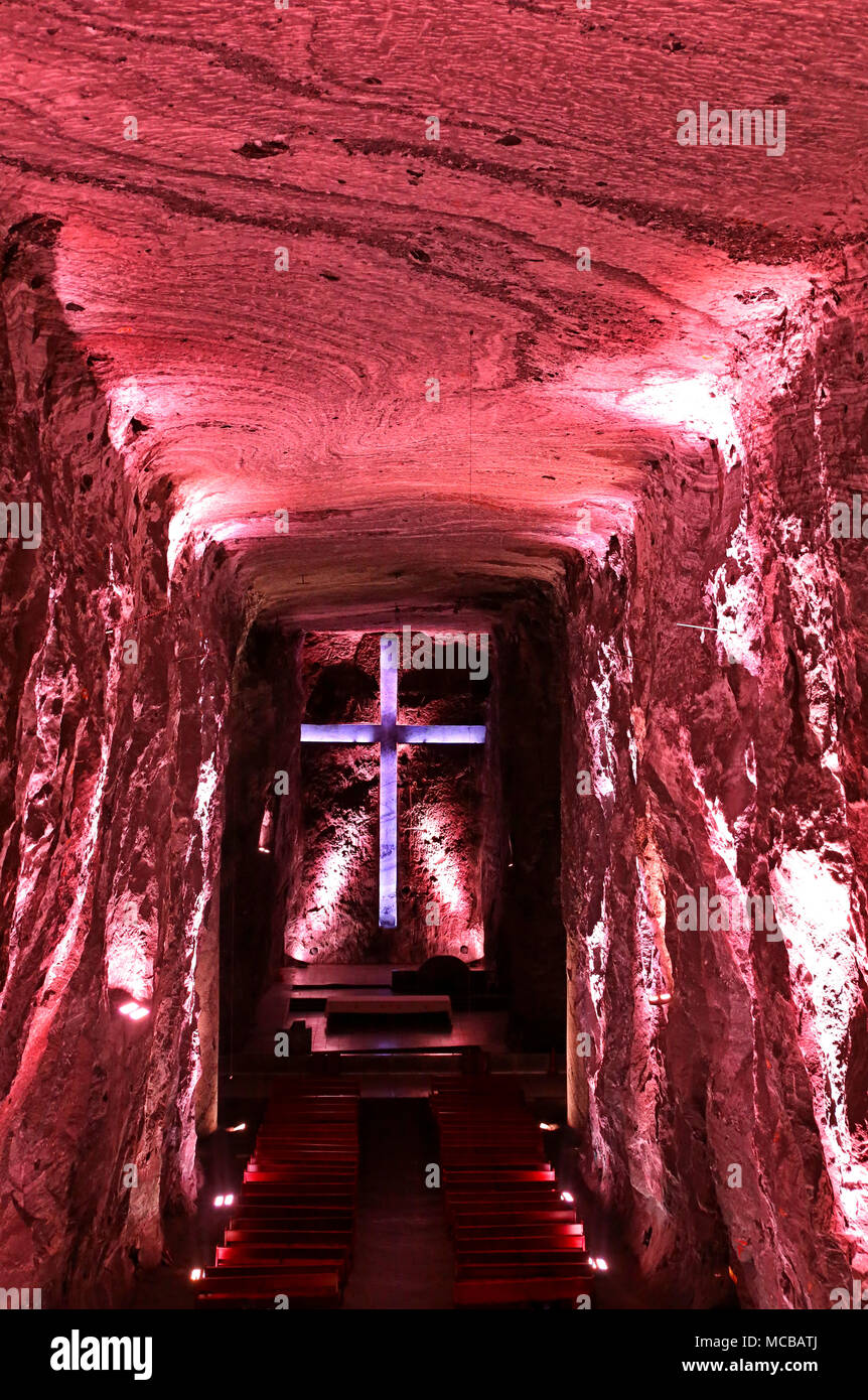 Colombian salt mine cathedral hi-res stock photography and images - Alamy