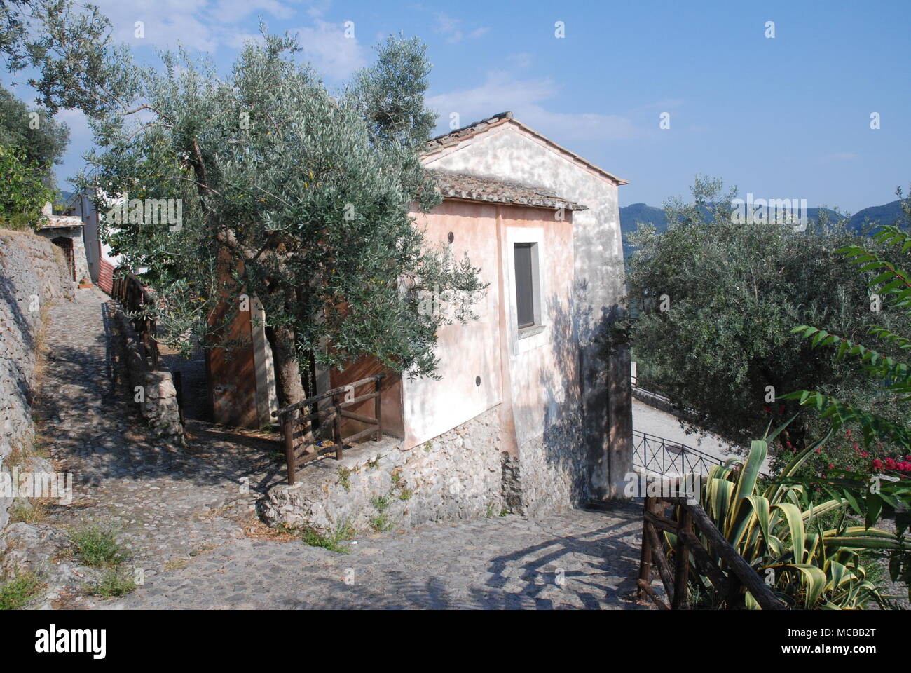 Urban landscape in Giffoni Valle Piana, South Italy Stock Photo - Alamy