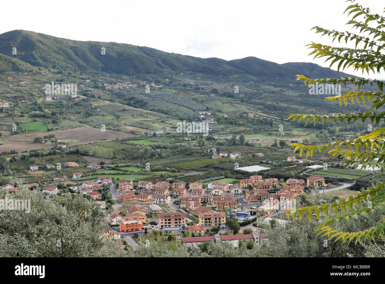 Urban landscape in Giffoni Valle Piana, South Italy Stock Photo - Alamy