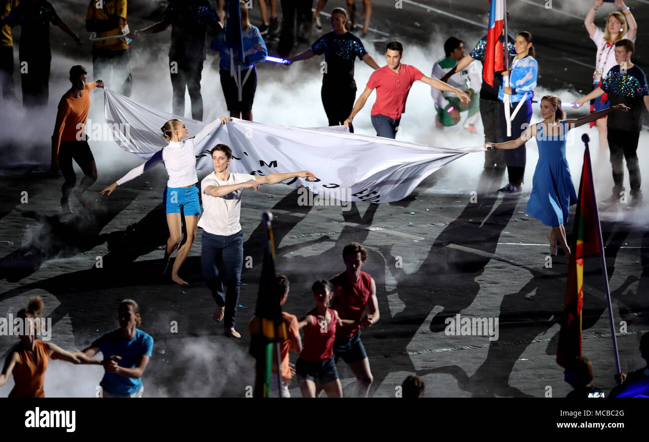 The commonwealth games federation flag hi-res stock photography and ...