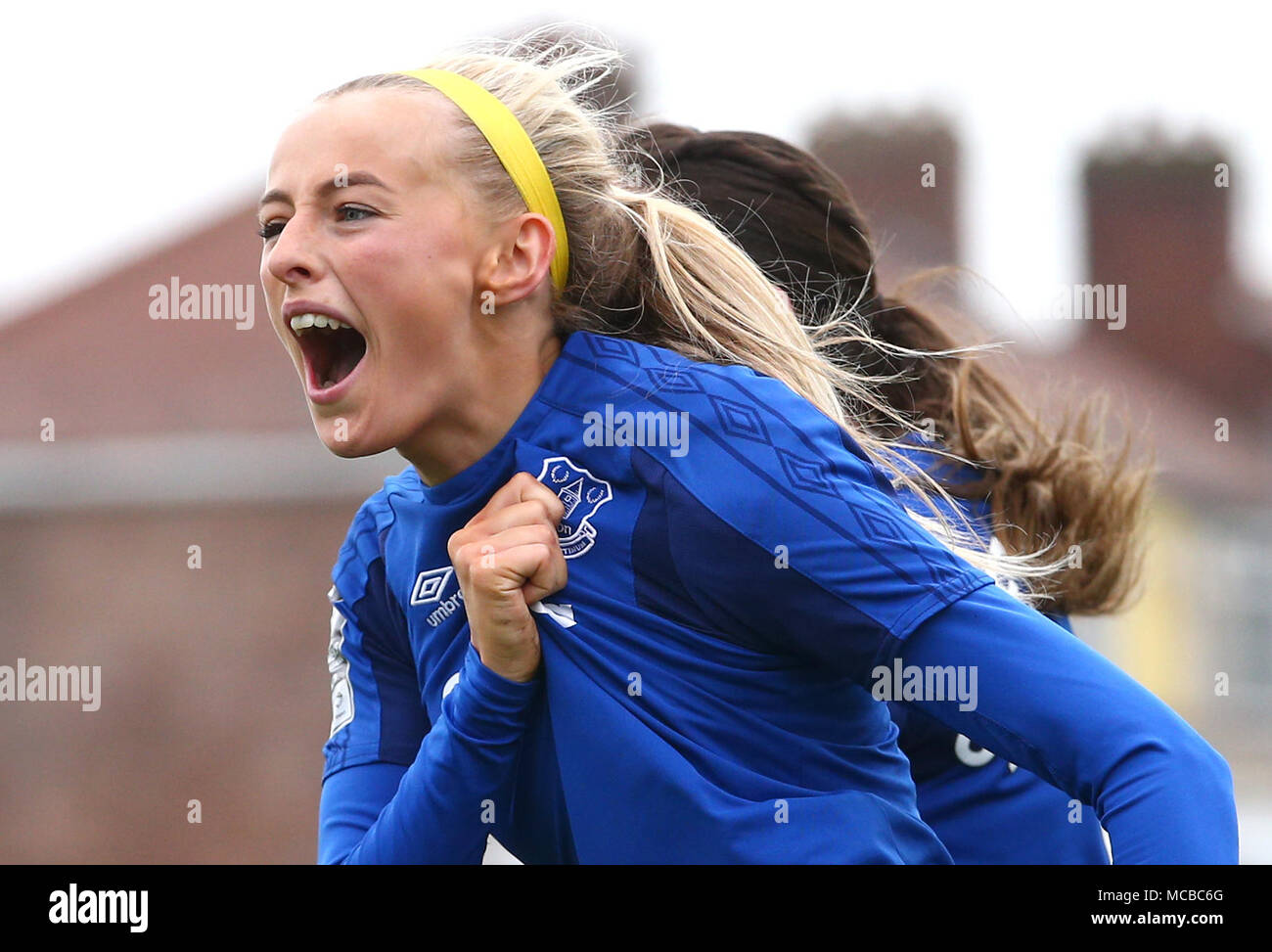 Everton ladies chloe kelly celebrates scoring hi-res stock photography ...