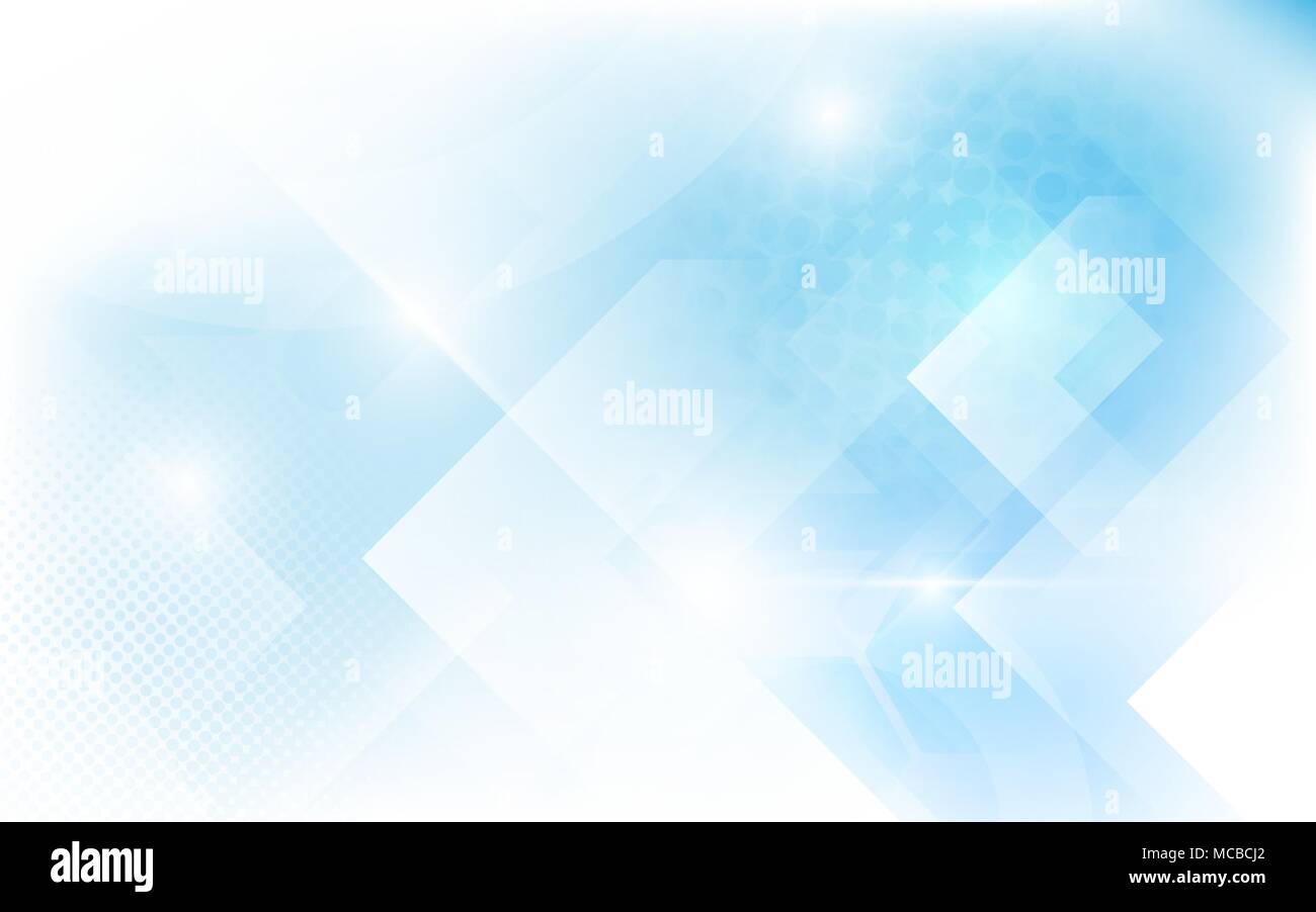 Abstract white and soft blue triangles shape. Halftone modern bright ...