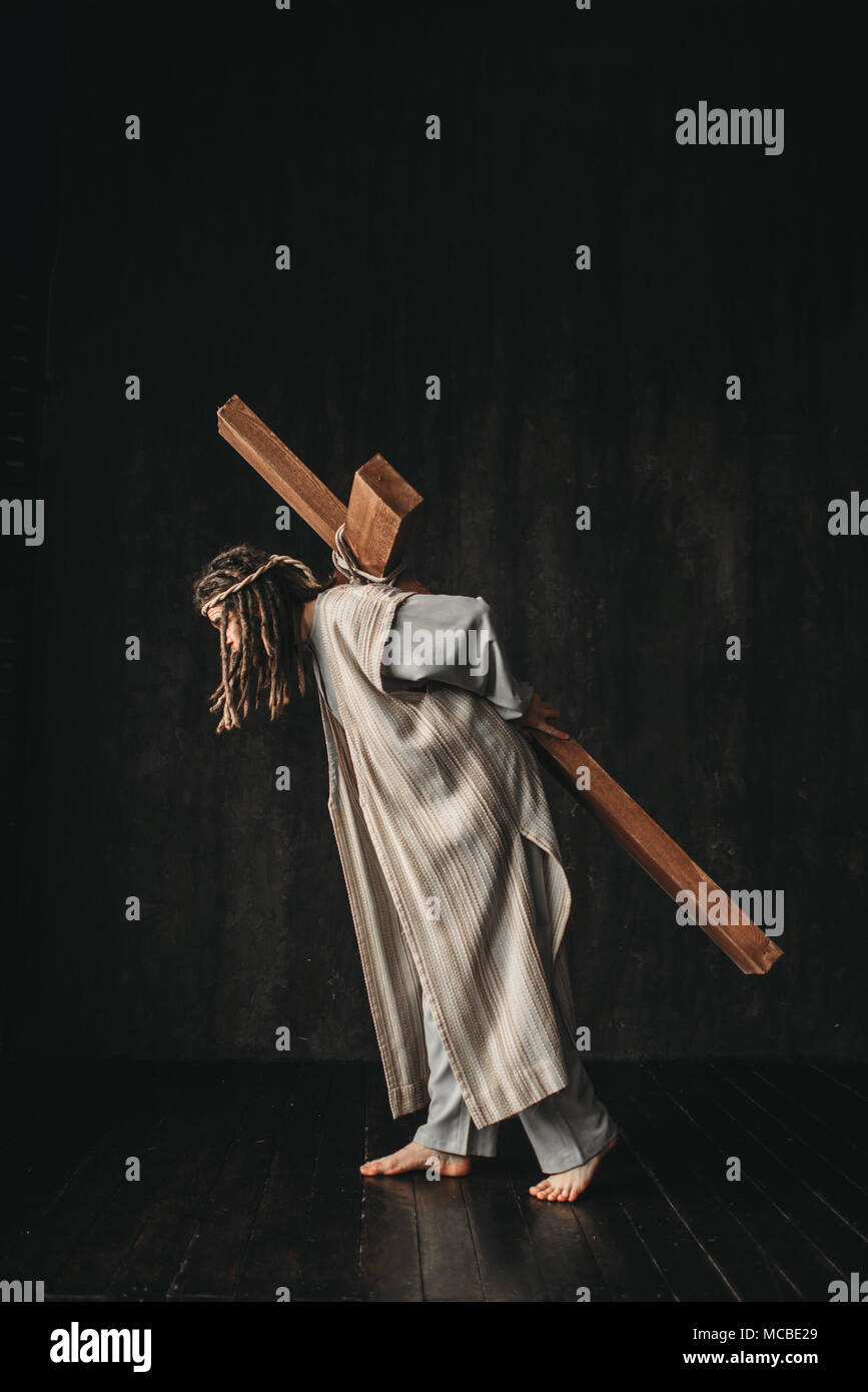 The great martyr with cross, christianity symbol Stock Photo - Alamy