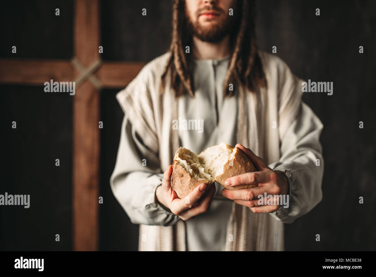 Icon jesus christ bread hi-res stock photography and images - Alamy