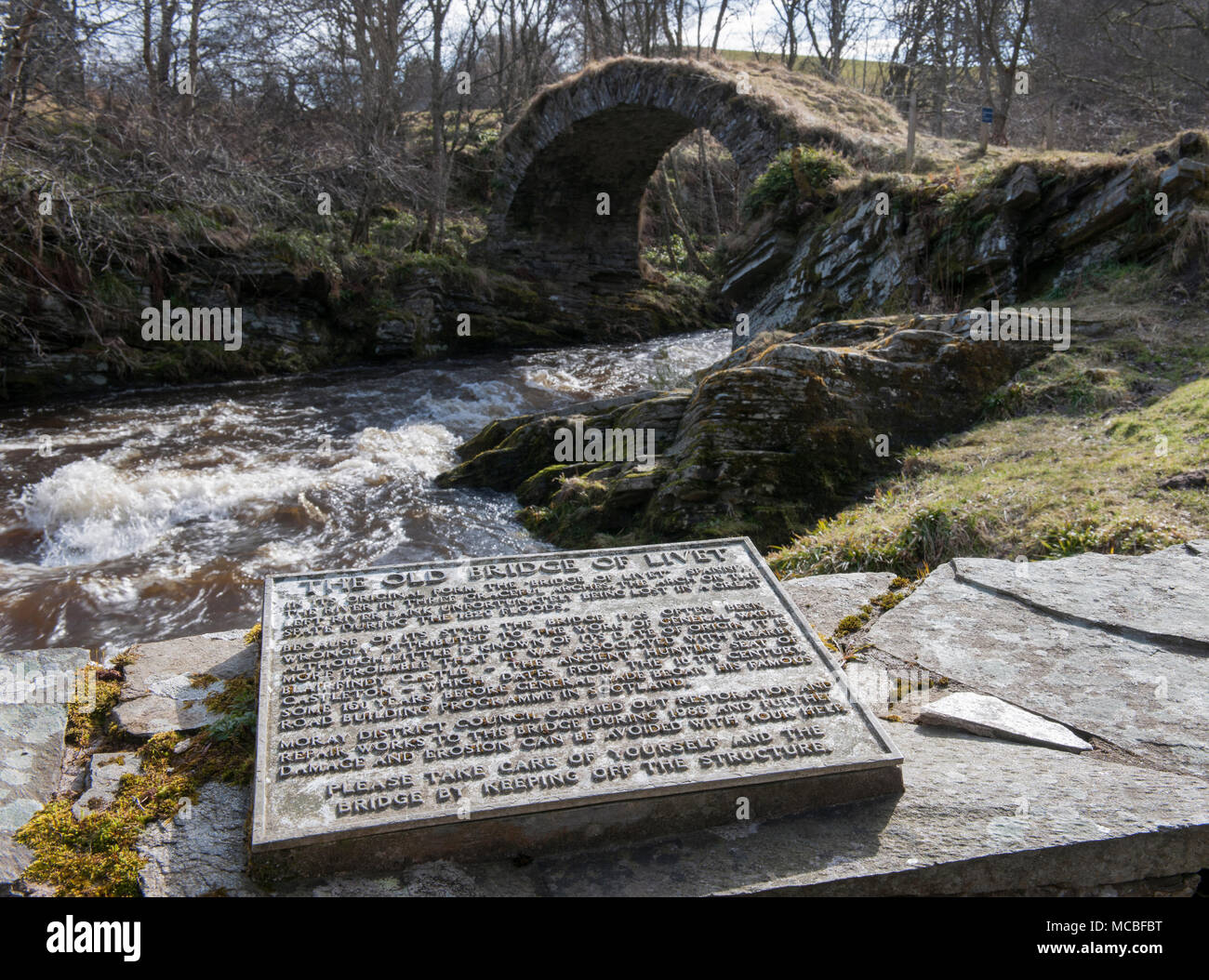 The Old Bridge Of Livet, Bridgend Of Livet, Inveravon, Moray, Scotland ...
