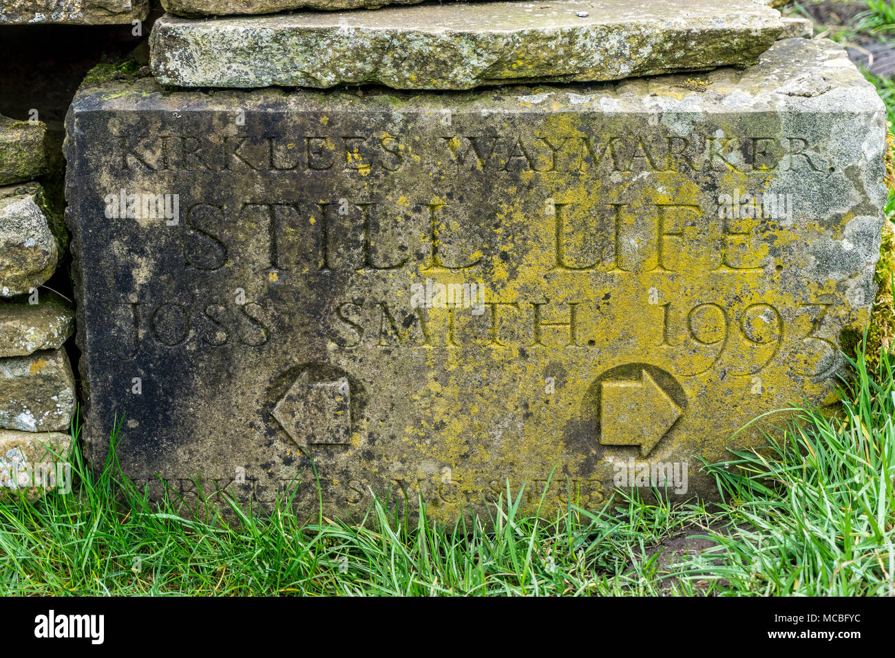 Kirklees waymarker hi-res stock photography and images - Alamy