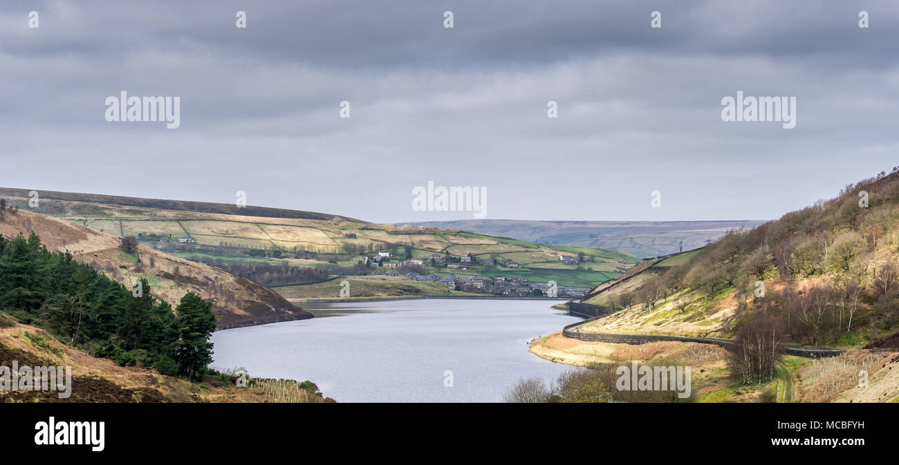 Butterley Reservoir, Marsden, West Yorkshire, England, UK Stock Photo ...