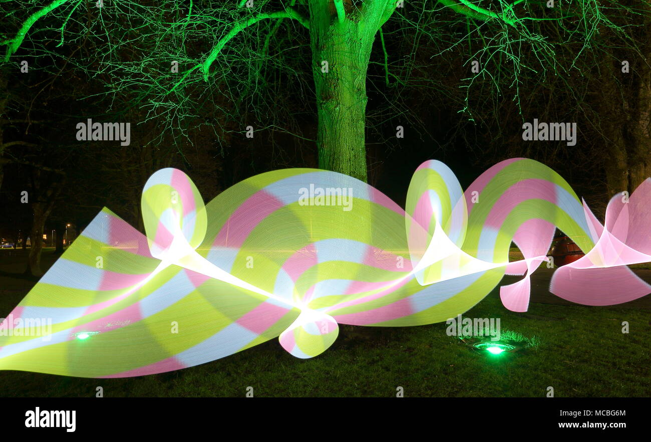 Pastel Twists Created on computer for use on a Pixelstick for light ...