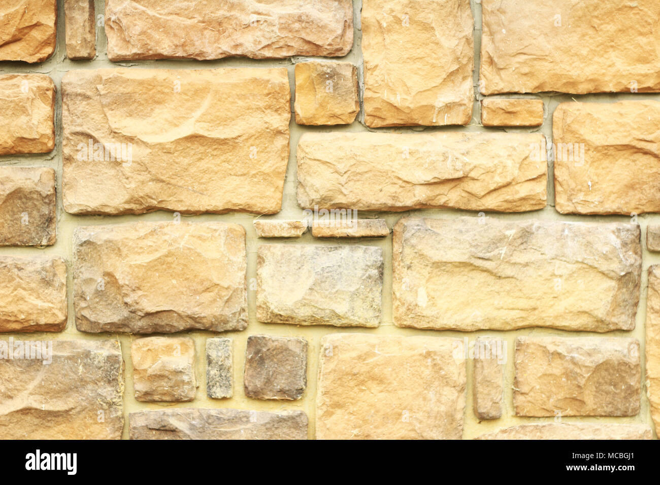 Texture of old Rectangle stone wall for background Stock Photo - Alamy