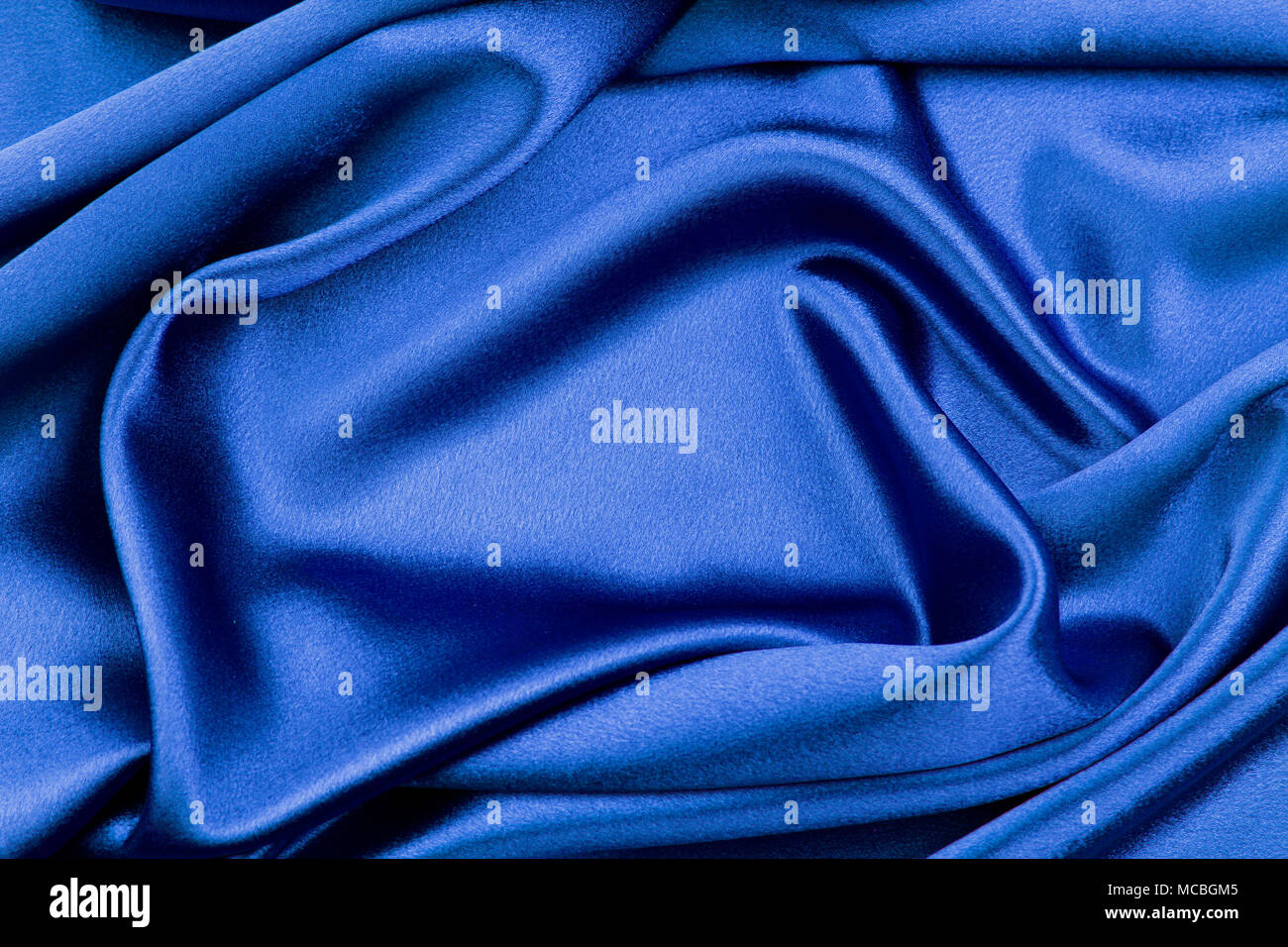 Closeup of lines in blue fabric Stock Photo - Alamy