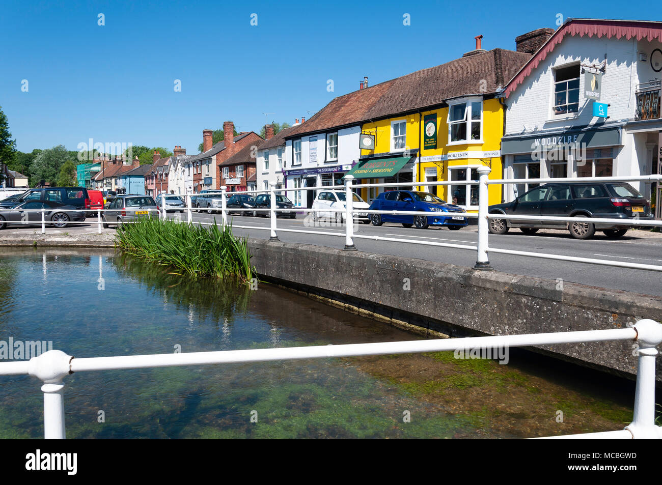 High Street, Stockbridge, Hampshire, England, United Kingdom Stock ...