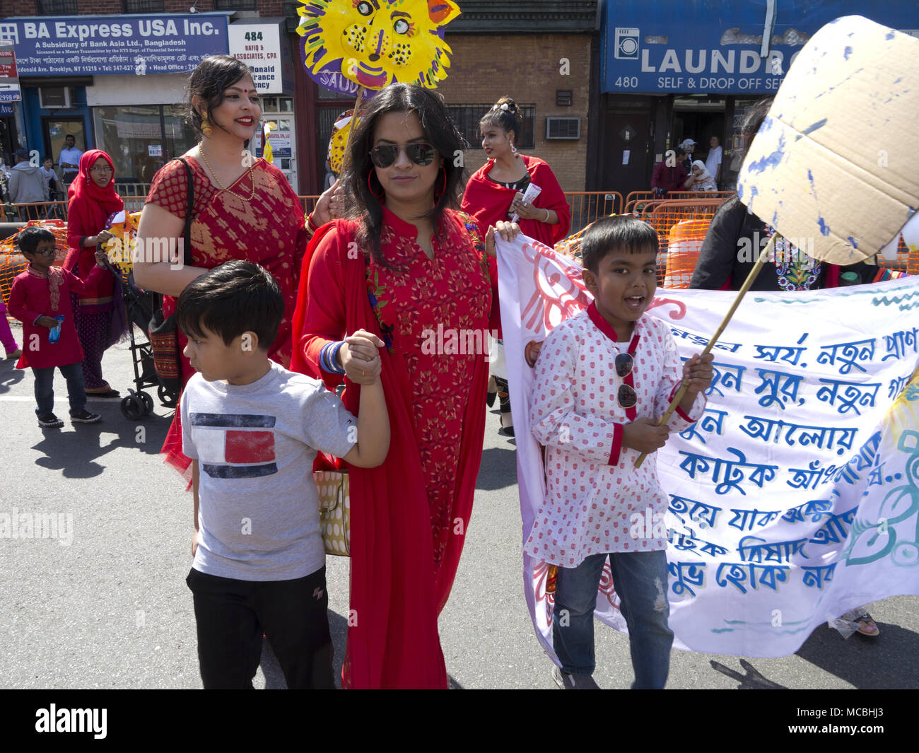 Bengali New Year Festival and Parade in the "Little Bangladesh" section of Kensington in ...