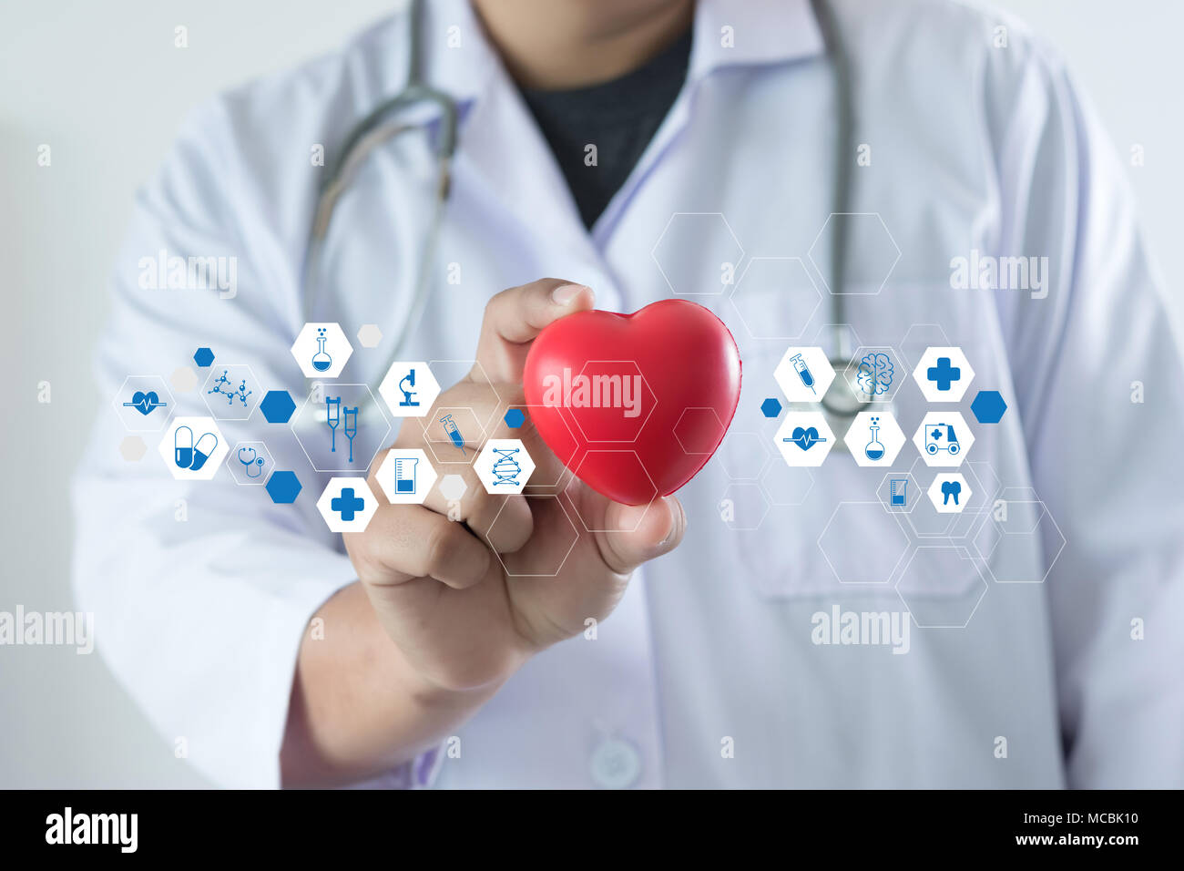 medicine heart Medicine doctor technology network concept medical ...