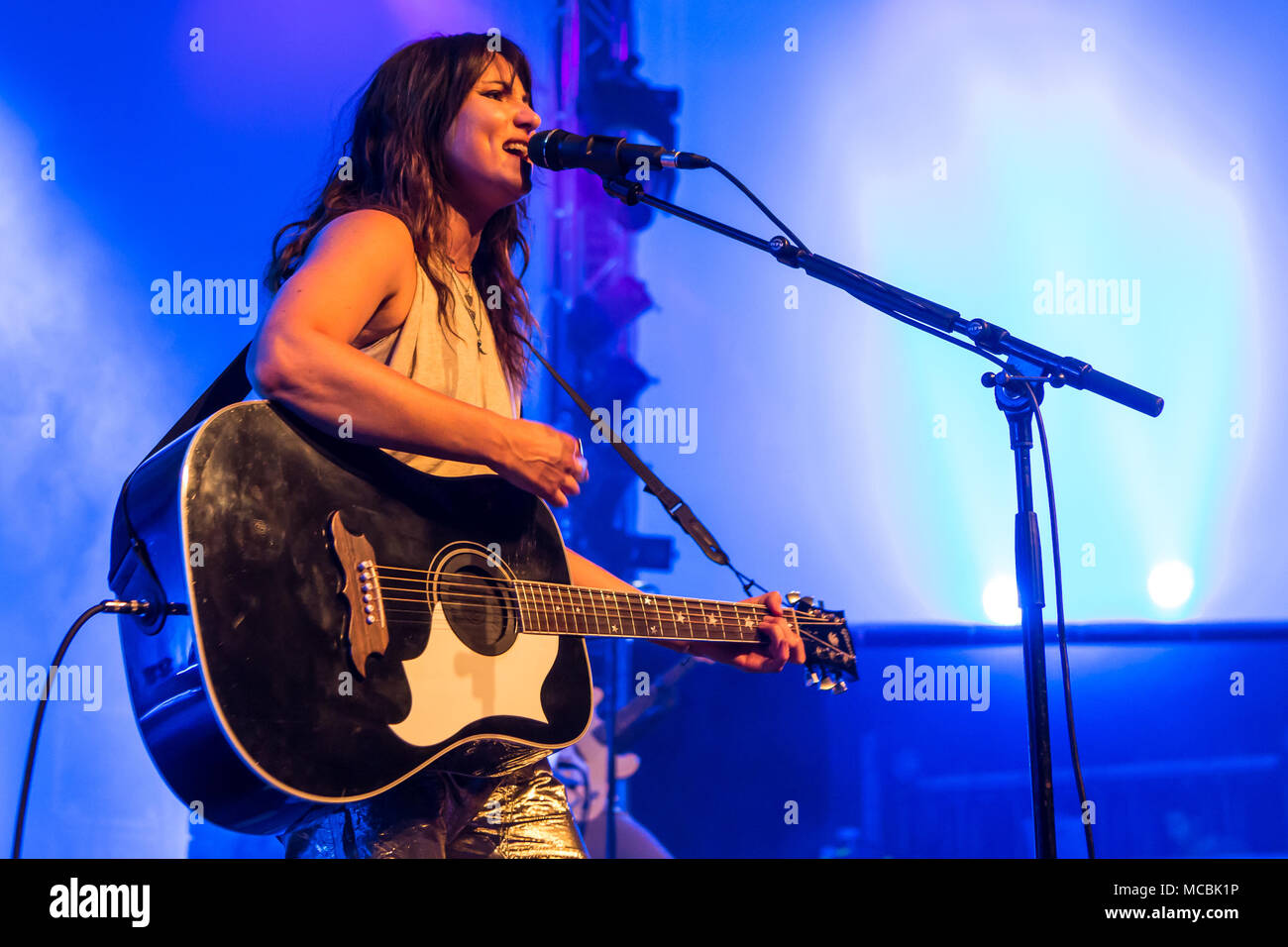 The Scottish singer and songwriter KT Tunstall live at the Blue Balls ...