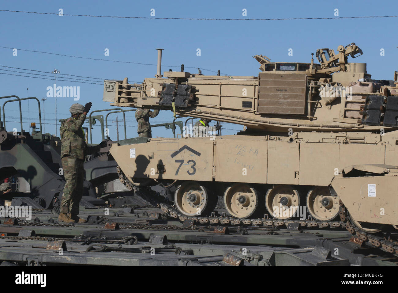 Soldiers from 96th Transportation Company (TC), 553D Combat Sustainment ...