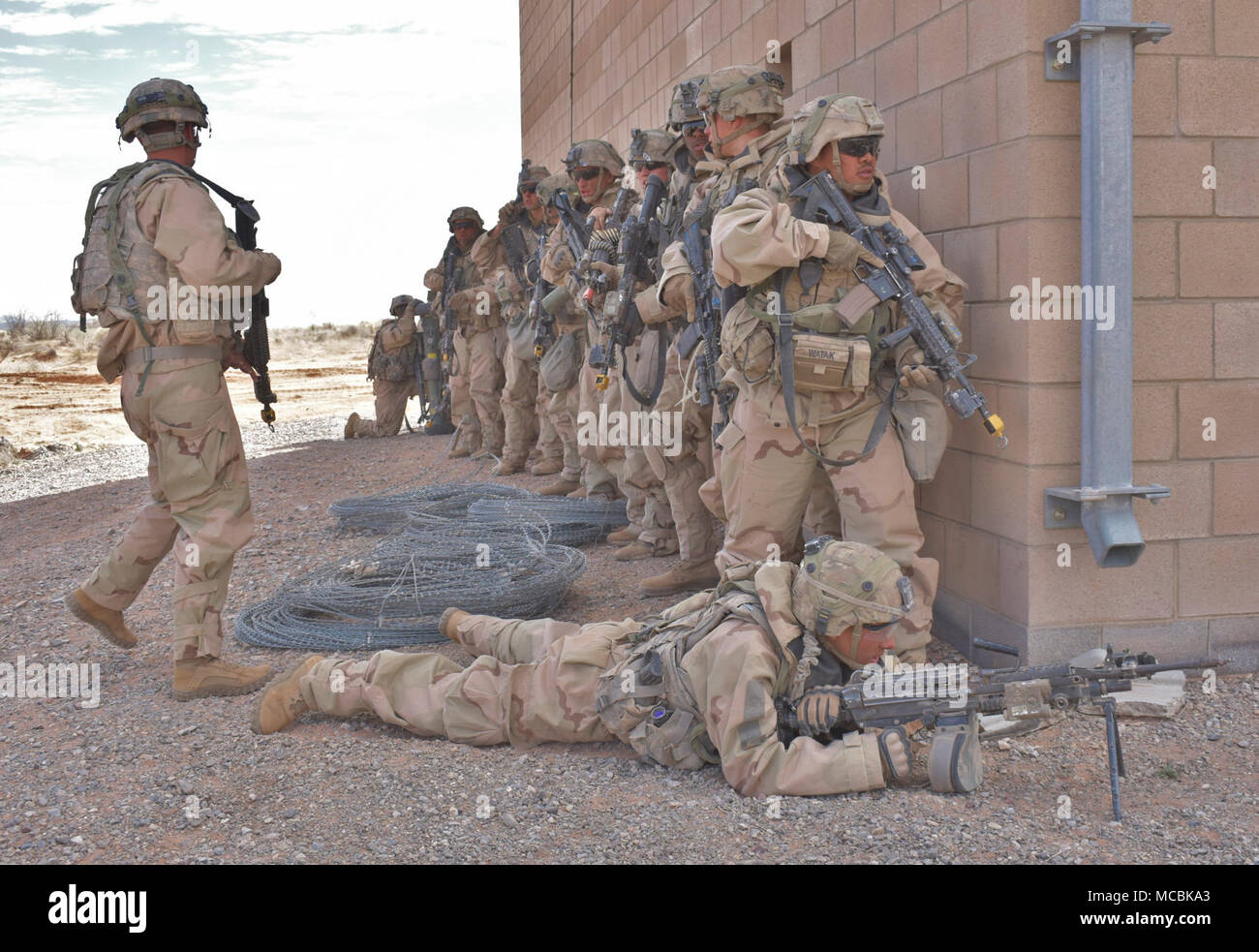 Infantryman with 4th Battalion, 6th Infantry Regiment, 3rd Armored ...