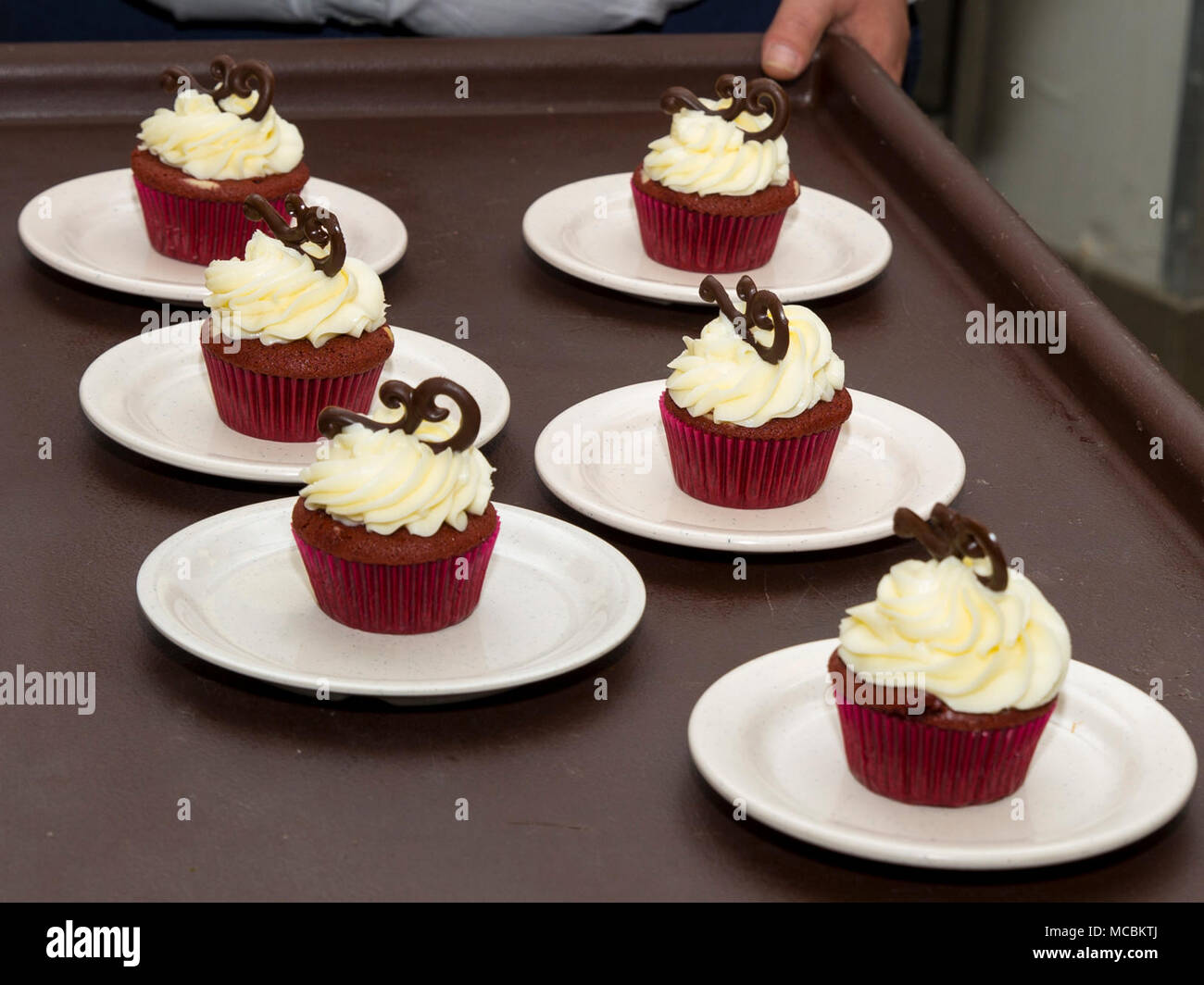 A tray of cupcakes are ready for judging at the first annual “Cupcake ...