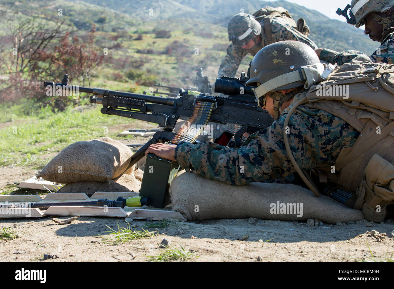 U.S. Marines, with Golf Company, Marine Combat Training Battalion (MCT ...