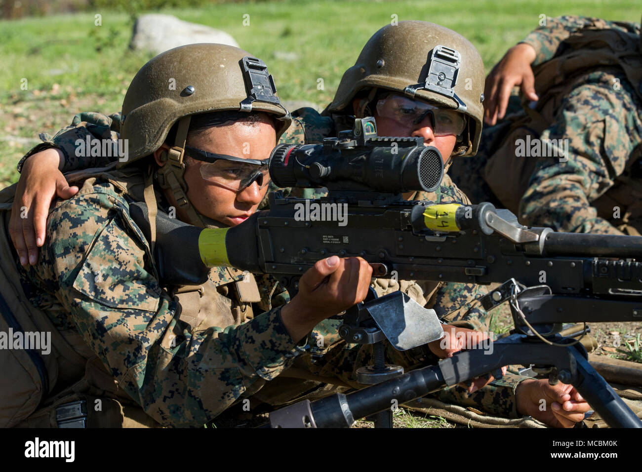 U.S. Marines, with Golf Company, Marine Combat Training Battalion (MCT ...
