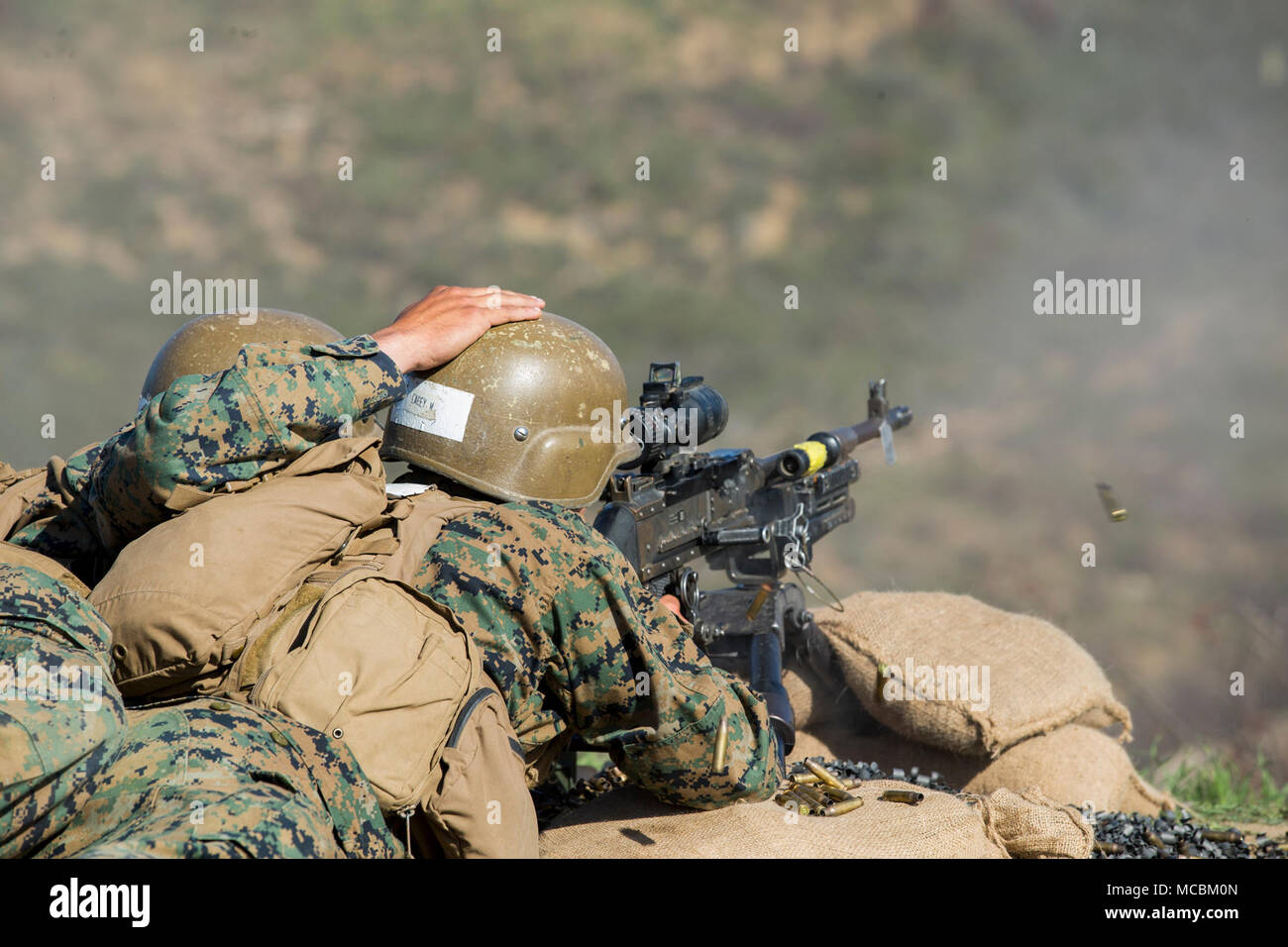 U.S. Marines, with Golf Company, Marine Combat Training Battalion (MCT ...