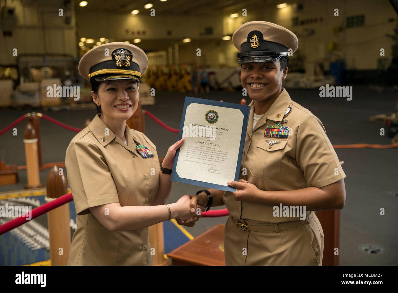 NORFOLK, Va. (Mar. 30, 2018) -- Chief Navy Counselor Roynika Love ...