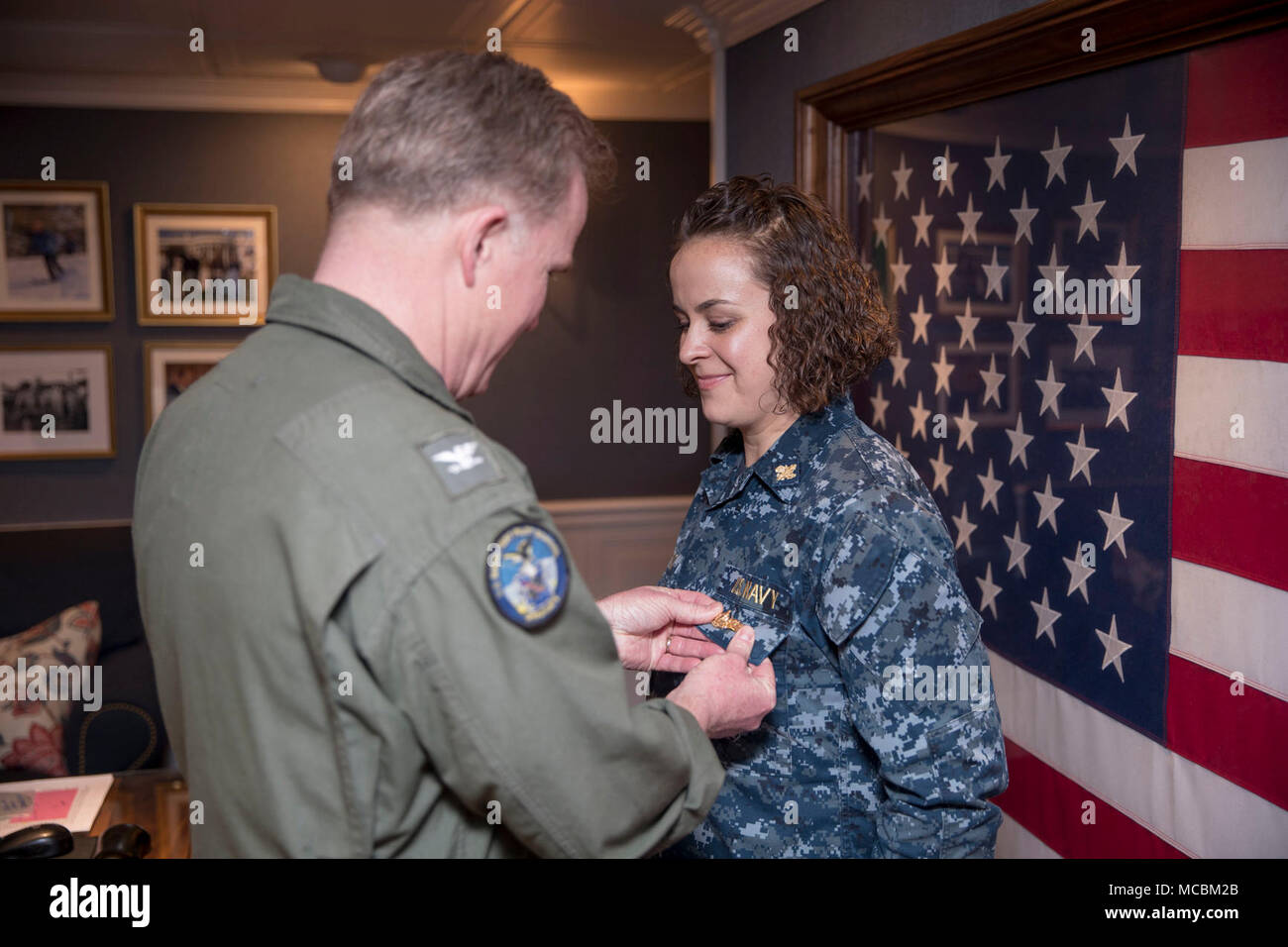 NORFOLK, Va. (Mar. 30, 2018) -- Lt. j.g. Francesca Lawson, assigned to ...