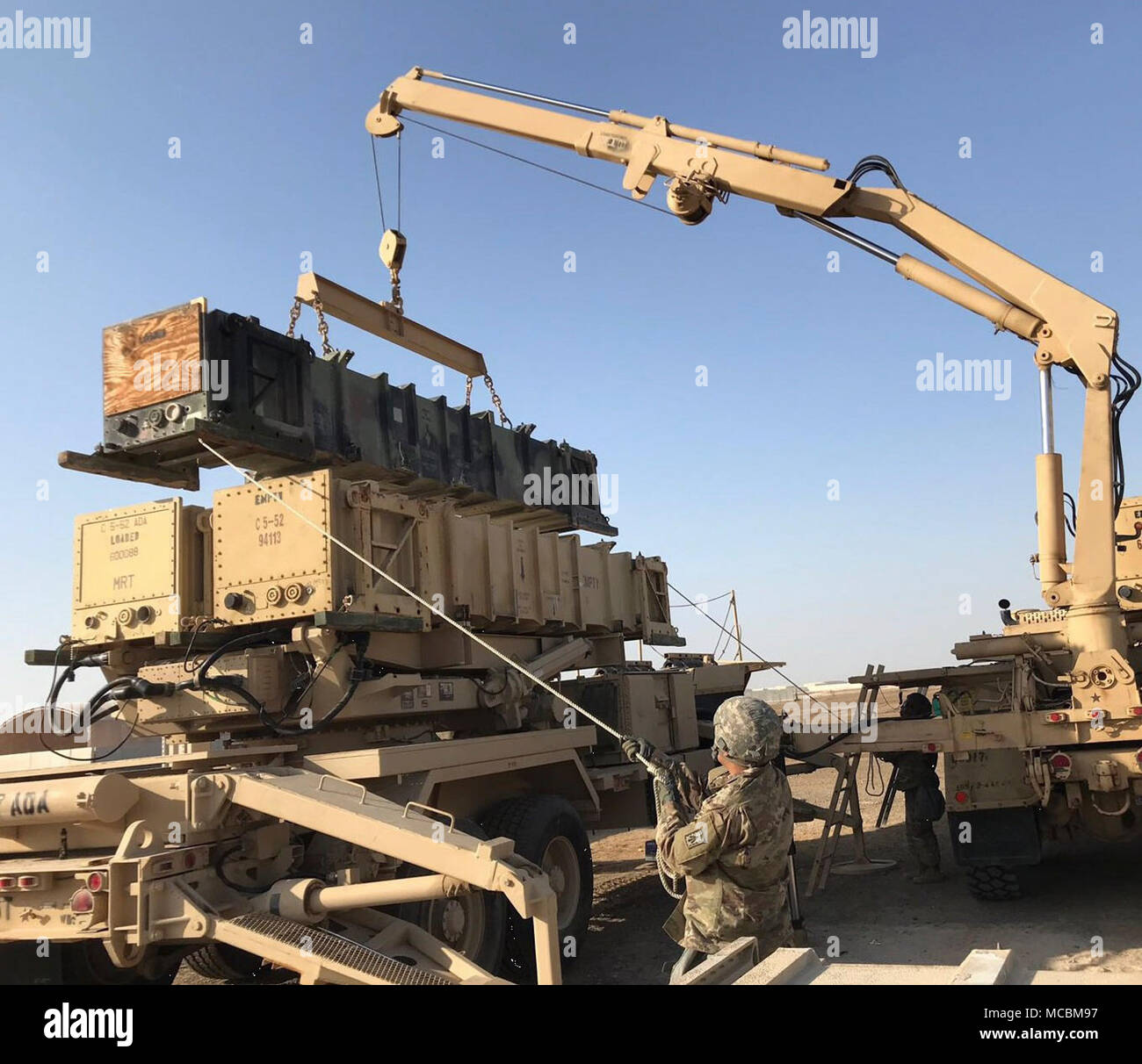 AL DHAFRA AIR BASE, United Arab Emirates — Delta Battery, 1st Battalion ...