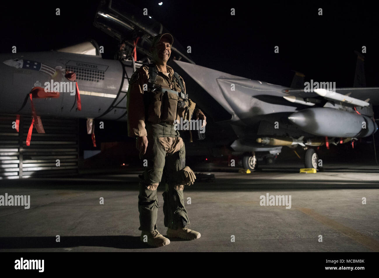 Lt. Col. Trinidad “Moses” Meza, 336th EFS deputy operations group ...