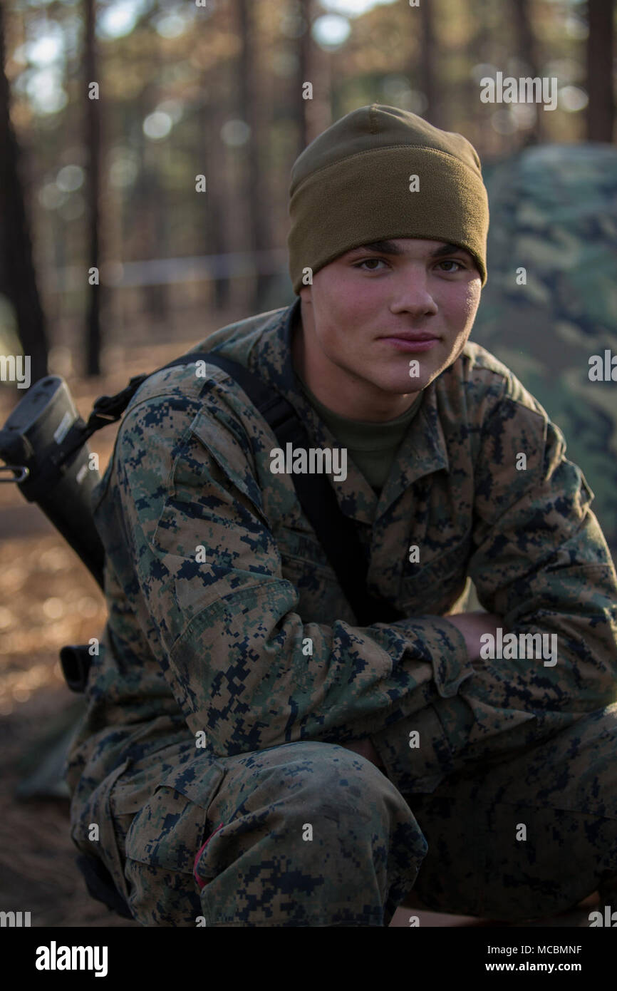 U.S. Marine Corps Pfc. Nicholas Jimenez, with 2nd Transportation ...